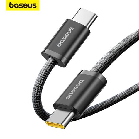 Baseus Dynamic 4 Fast Charging Data Cable Usb C To Usb C 100w 1m Shopee Philippines