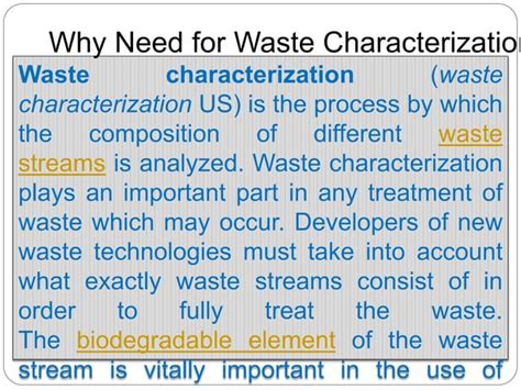Classification Characterization And Identification Of Hazardous Waste