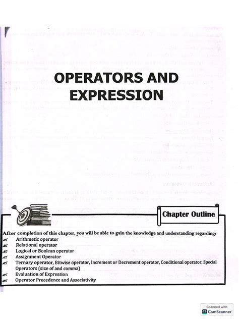 C Programming Operators Pdf