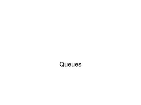 Queue Implementation Ppt