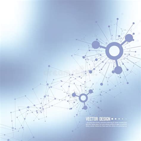 Array With Dynamic Emitted Particles Stock Vector Illustration Of