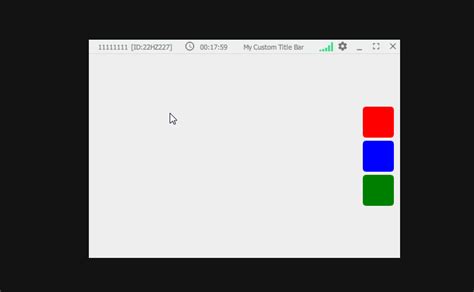 How To Add Additional Controls To Window Title Bar Qt Forum