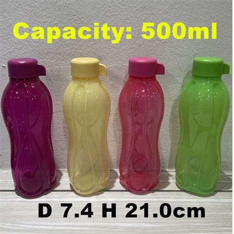 Original Tupperware Eco Bottle 500ml Water Bottle Botol Air Botol