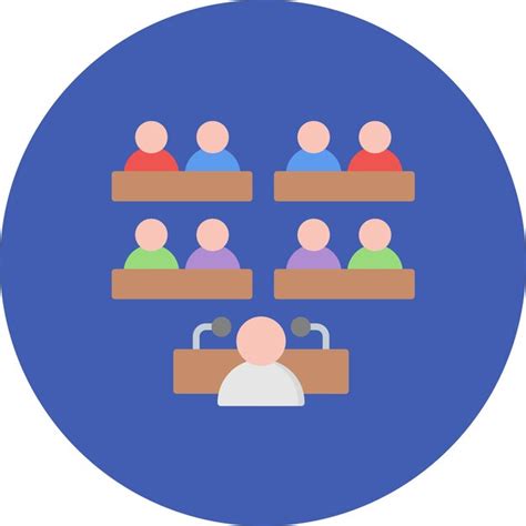 Premium Vector Class Flat Illustration