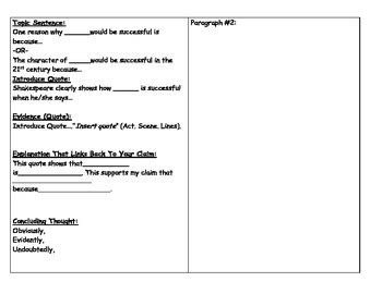 Macbeth Argumentative Essay MLA By The Literature And Learning Cache