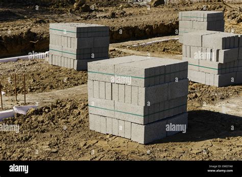 Block For A Beam And Block Floor On A UK Construction Site Stock Photo Alamy
