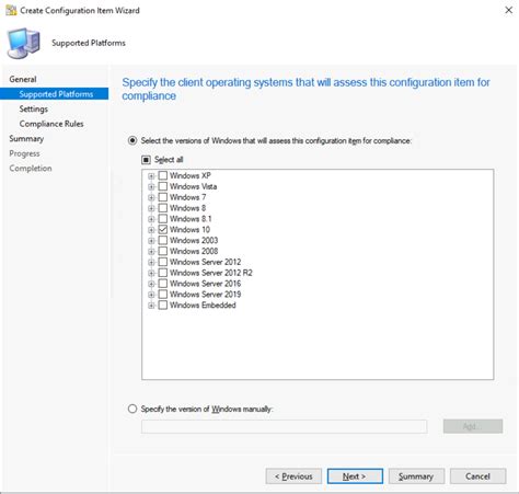 Create Custom Configuration Items Configuration Manager Microsoft Docs