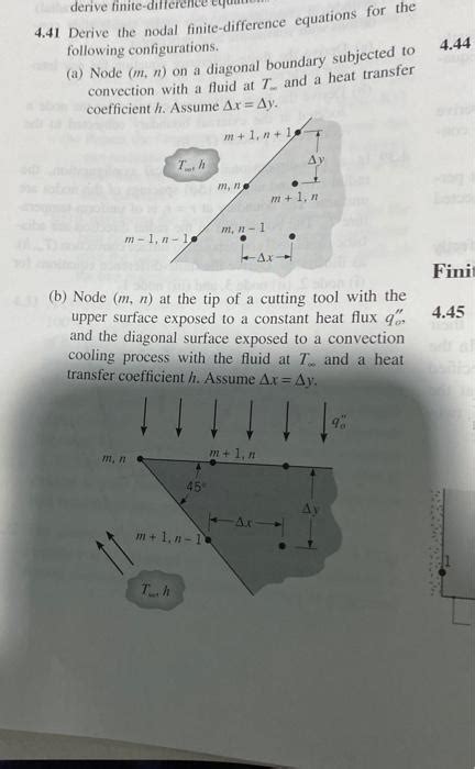 Solved Derive Finite Dil 4 44 4 41 Derive The Nodal