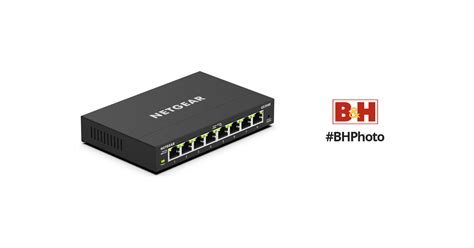 netgear gs308e 8 port gigabit managed switch gs308e 100nas bandh
