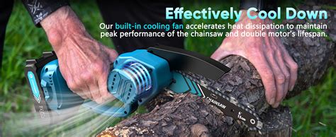 Chainsaw 6 Inch 1 Pack 2000mah Battery Hand Mini Chain Saw