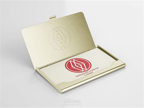 عمل لوجو و كارت شخصي و ختم ل دكتور محمد واديد مستقل