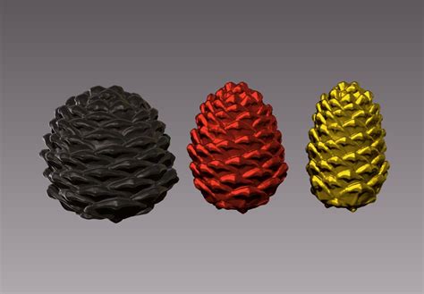Stl File Pinecone・3d Printing Model To Download・cults
