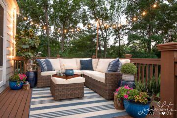 The Easiest Way To Hang String Lights On Your Deck Jenna Kate At Home