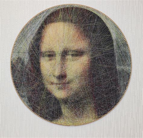 Ani Abakumova Uses Algorithms To Compose Portraits From Thread