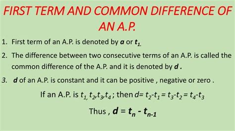 Arithmetic Progression Part 1 Introduction Pptx