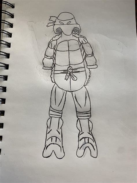 I Tried To Draw An Original Comic Ninja Turtle R Drawing