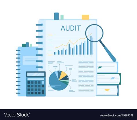 Business Analysis And Audit Report Royalty Free Vector