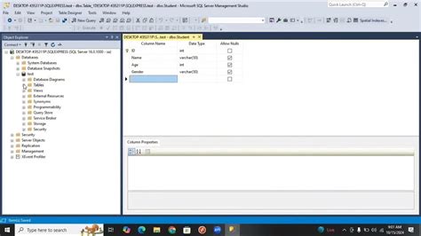 How To Create Database And Tables In Sql Server How To Set The Primary Key Auto Increment