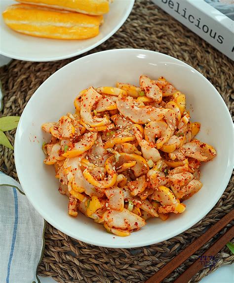 참외장아찌무침 만들기 참외 요리 여름반찬