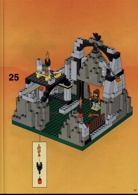Lego Instructions For Set 6087 Witchs Magic Manor Castle Fright Knights