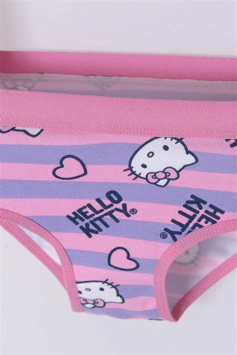 Pack X2 Panties De Hello Kitty Multicolor En Dúo Para Niña 2t A 5t Ponemos La Fantasía