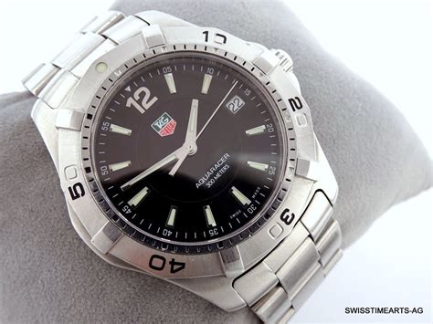 Tag Heuer Aquaracer Waf1110 300m Herren Taucheruhr Gebraucht In