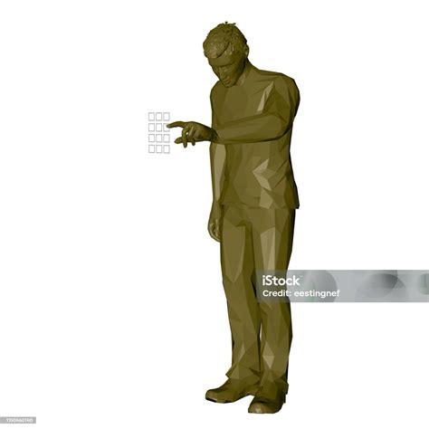 Pin 코드를 입력 하는 사람입니다 3d 낮은 폴 리 벡터 일러스트입니다 대학교에 대한 스톡 벡터 아트 및 기타 이미지 대학교 순서 접근성 Istock