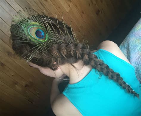Peacock Feather💙💚💛 Hair Wrap Hair Hair Styles