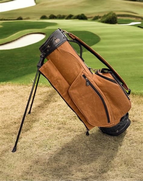 Leather Golf Bags Premium Luxury Top Grain And Cowhide