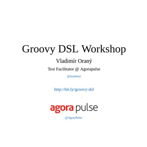 Groovy Dsl Workshop