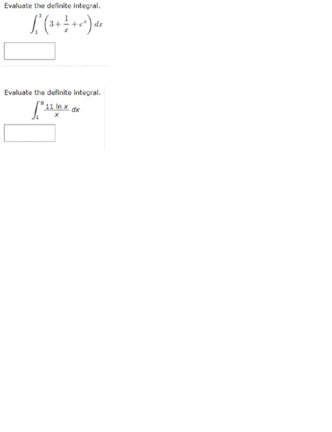Solved Evaluate The Definite Integral Evaluate The Definite Chegg Com