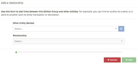 Adding Series To Edition Groups Bookbrainz Metabrainz Community Discourse