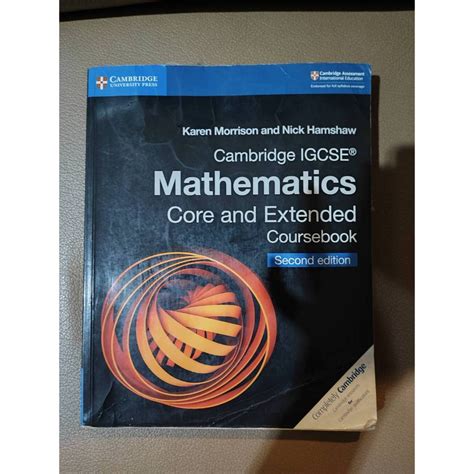 Jual Cambridge Igcse® Mathematics Core And Extended Coursebook Shopee Indonesia