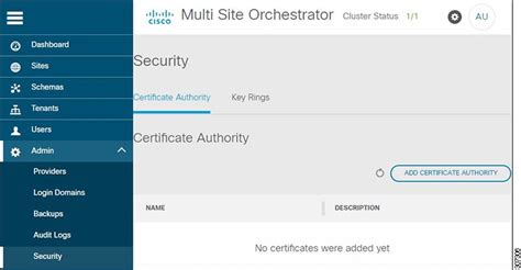 Cisco Aci Multi Site Configuration Guide Release 3 1 X Multi Site Orchestrator Gui [cisco