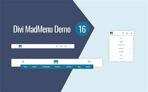Divi MadMenu Demo Horizontal Header Divicio Us Demos