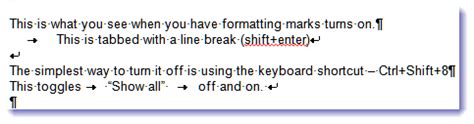 How To Hide Paragraph Formatting Marks Outlook Tips