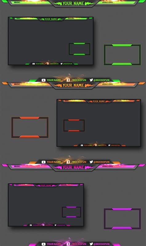 Free Stream Overlay Template MockoFUN