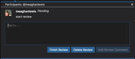 Not Clear On How To Finish Review From Pending Review Comment · Issue 1078 · Microsoft Vscode