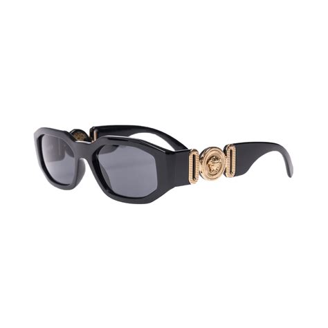 Mens Kith X Versace Sunglasses In Blackgold Versace Sunglasses