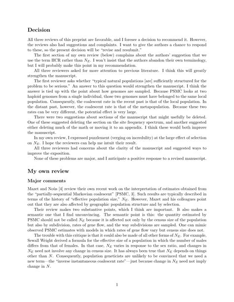 Pdf Estimates Of Effective Population Size In Subdivided Populations