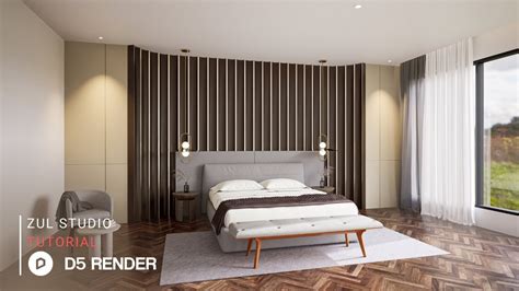 D5 Render Realistic Interior Rendering Tutorial Bedroom 204 Youtube
