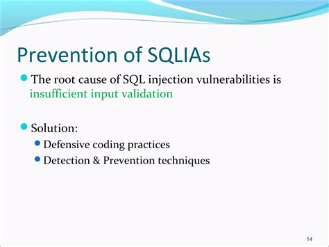 Sql Injection Ppt Databases Computer Software And Applications