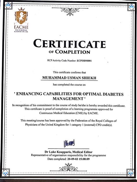Dr Muhammad Usman Sheikh On Linkedin Enhancing Capabilities For Optimal Diabetes Management