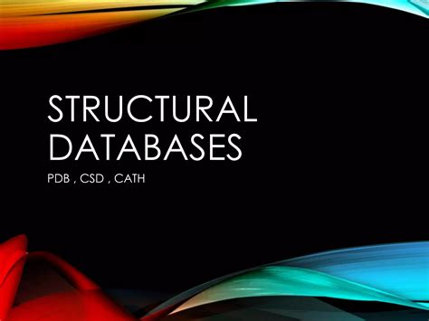 Structural Databases Pdf