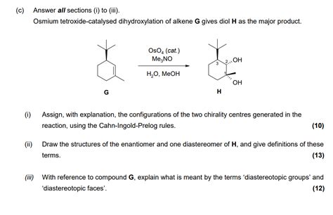 Solved C Answer All Sections I To Iii Osmium