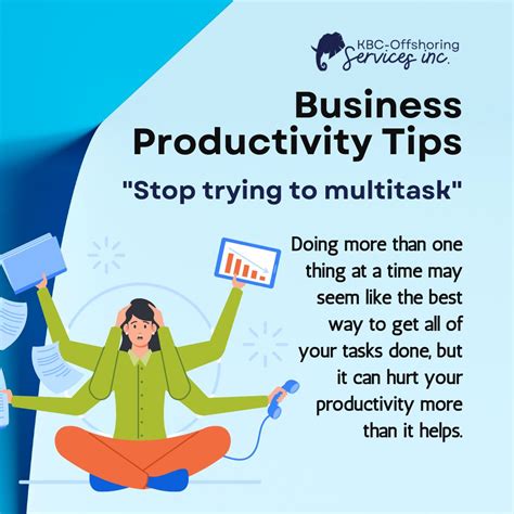 How To Boost Productivity Stop Multitasking Go Hire Virtual Posted On The Topic Linkedin