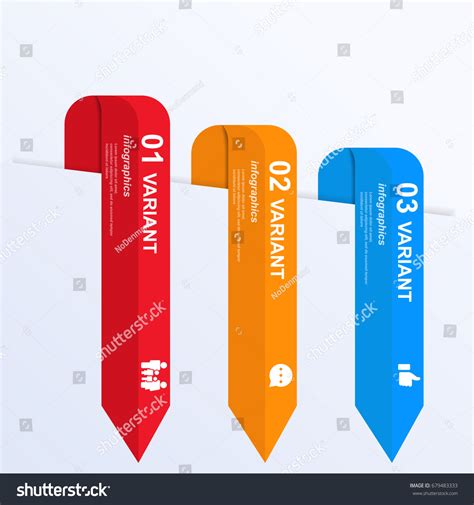 Infographics Template Arrows Flowchart Workflow Process เวกเตอร์สต็อก