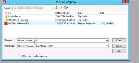 Error Message 6000 83 — Reckon Community