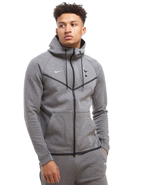 Nike Tottenham Hotspur Fc Tech Fleece Hoodie In Gray For Men Lyst