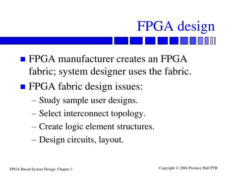 Ppt Fpga Based System Design Powerpoint Presentation Free Download